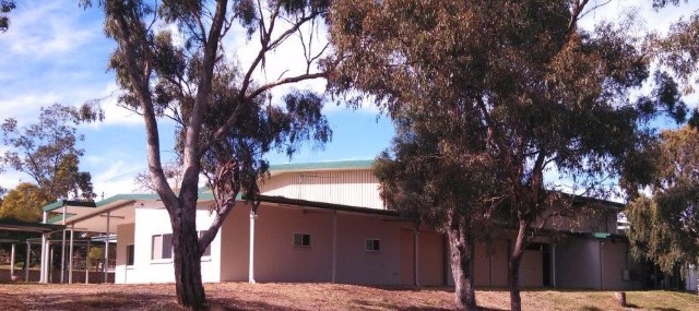 School grounds and classrooms