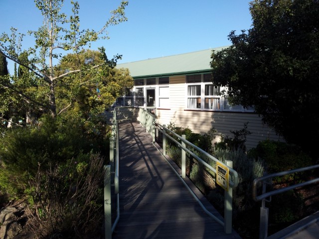 School grounds and classrooms