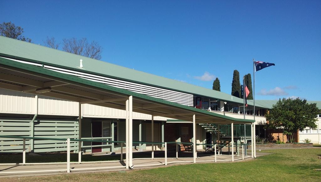 School grounds and classrooms