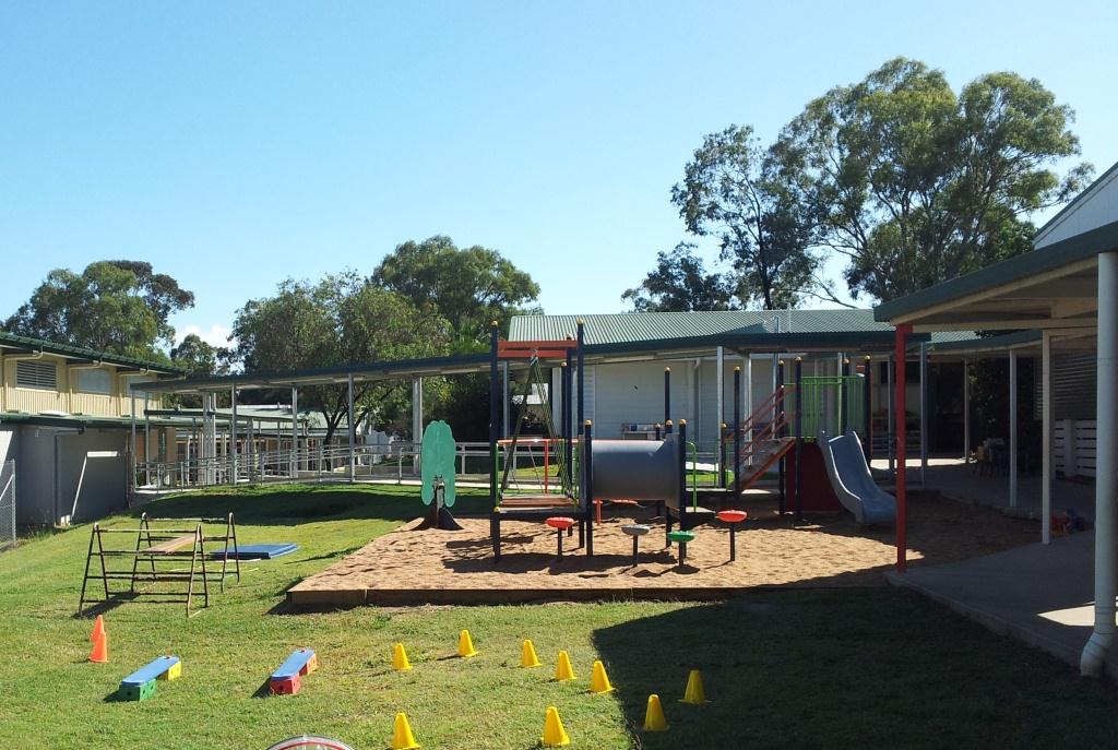 School grounds and classrooms