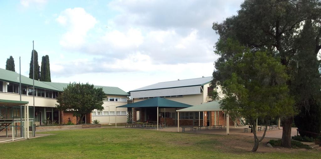 School grounds and classrooms